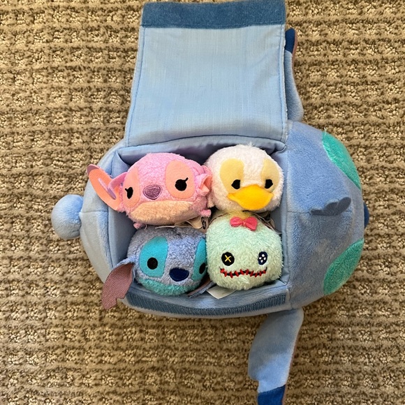 Disney | Toys | Lilo Stitch Tsum Tsum Carrier 4 Tsum Tsums | Poshmark